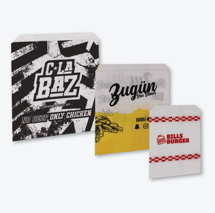 Greaseproof Chip Bags - Green'a Packaging