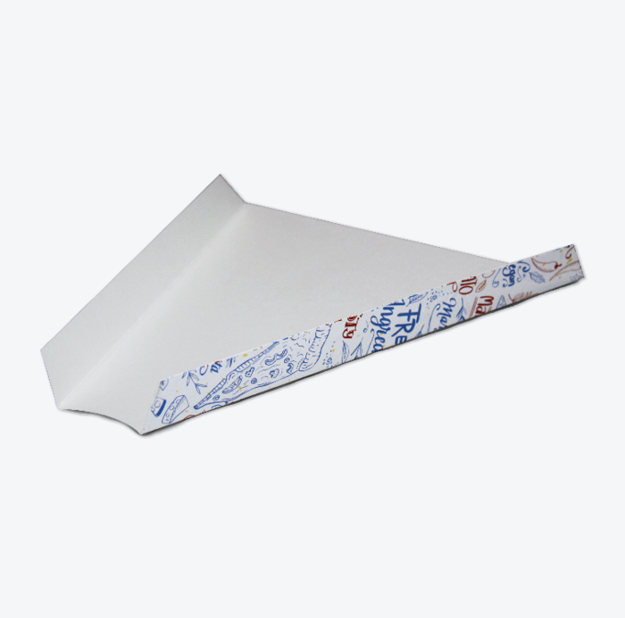 Triangle Crepe Boxes & Pizza Trays - Green'a Packaging